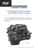 PACCAR MX 13 Block Specs | PDF | Piston | Cylinder (Engine)