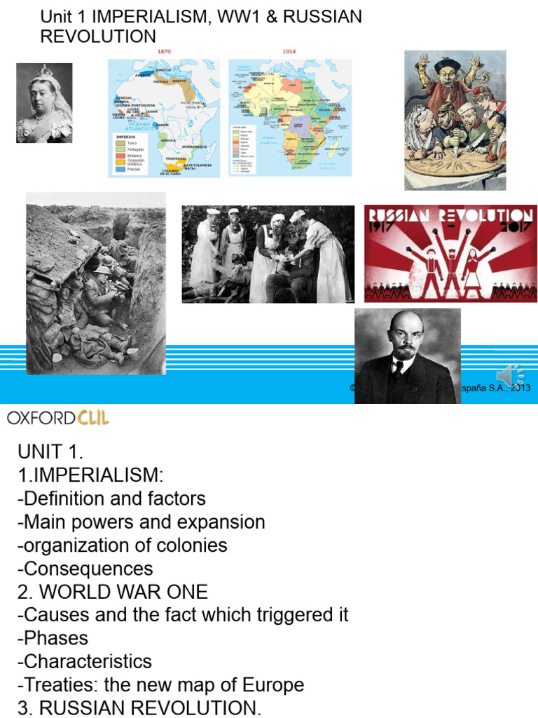 U1. Imp, WW1, R. REV BIL ALUM.pptx | PDF | Russian Revolution | Soviet ...