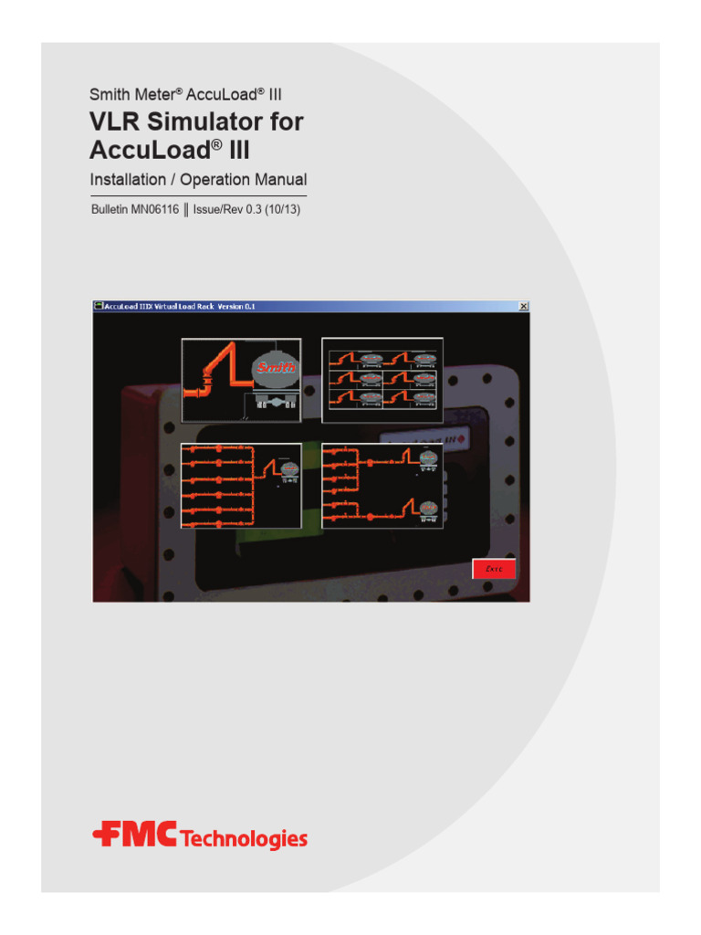 mn06116 VLR Simulator For AccuLoad III | PDF | Feedback | Valve