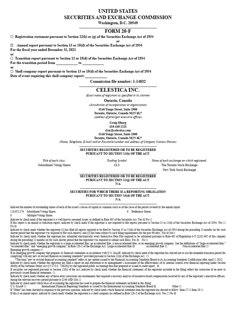 2023 20F Final | PDF | Inflation | Economies