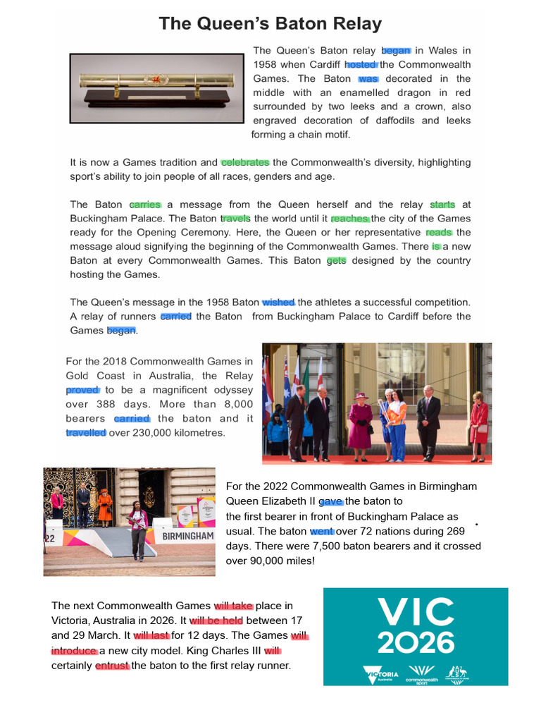 The Queen's Baton Relay 3 | PDF