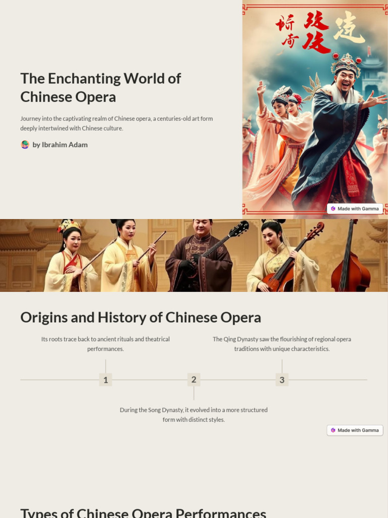 Explore the Richness of Chinese Opera | PDF | Chinese Culture | Opera
