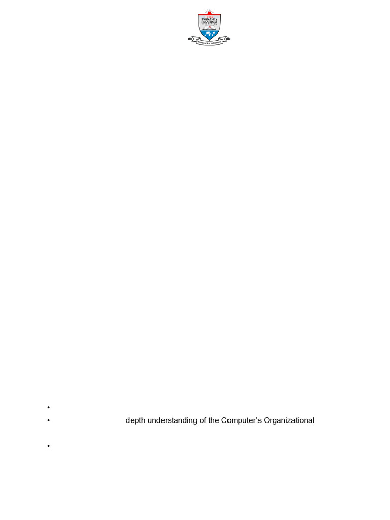 Computer Architecture Module Outline | PDF | Input/Output | Central ...