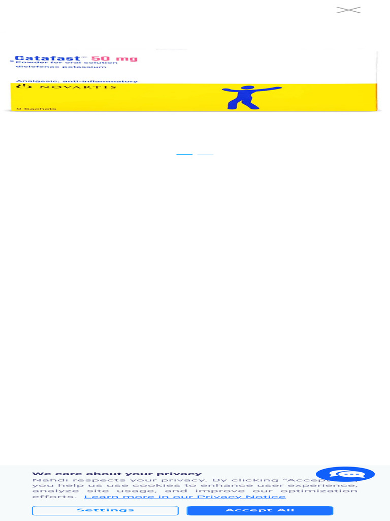 Catafast 50 mg Sachet 9pcs | PDF | Diseases And Disorders | Medicine