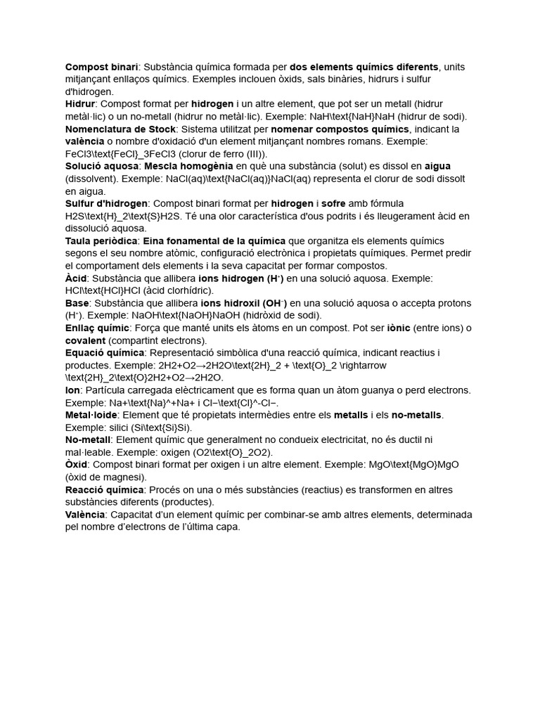 Glossari Biel | PDF