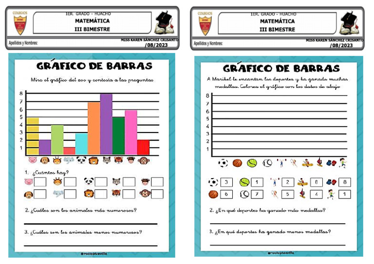 Grafico de Barras - Ficha | PDF