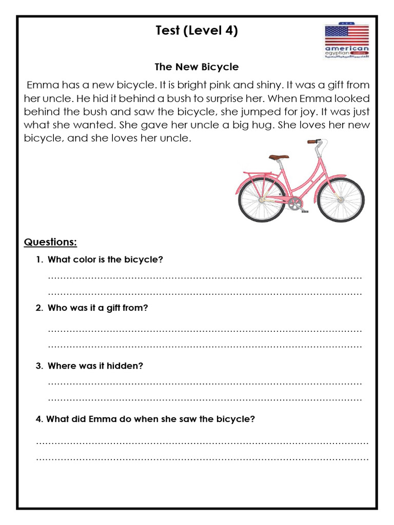 Test (Level 4) | PDF
