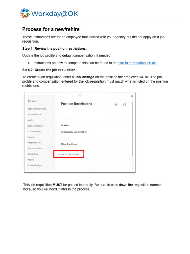 New Hire/Rehire Process Guide | PDF | Recruitment | Employment