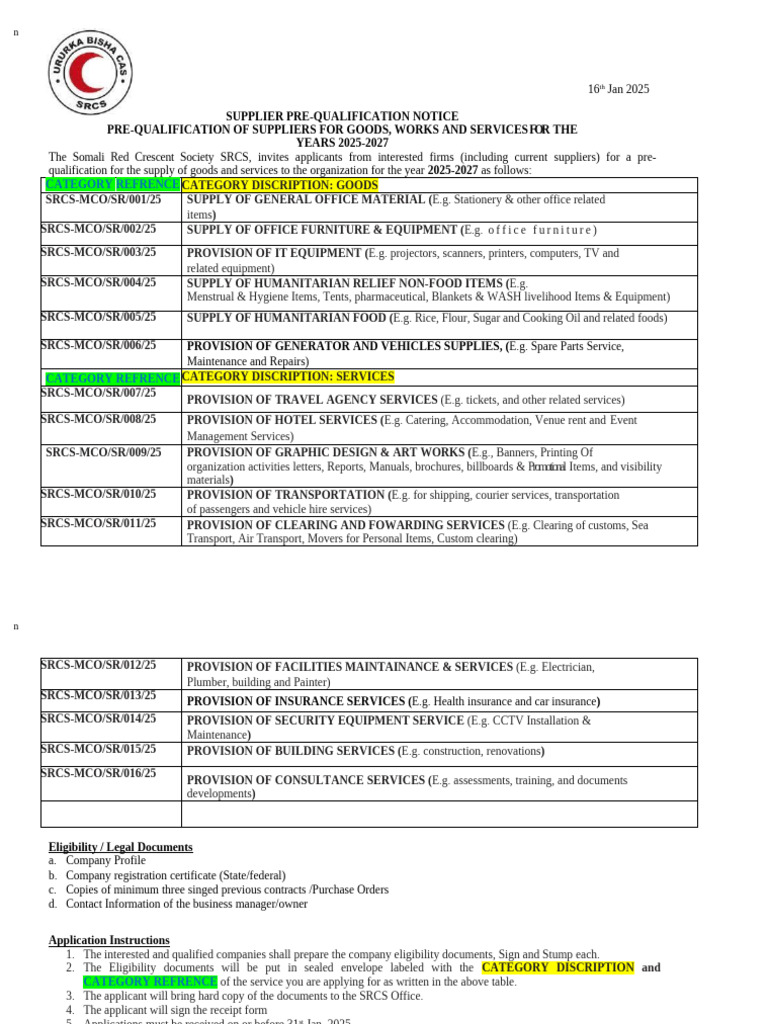 Supplier Registration Notice Updated 2025 23027 7263630845906717 | PDF