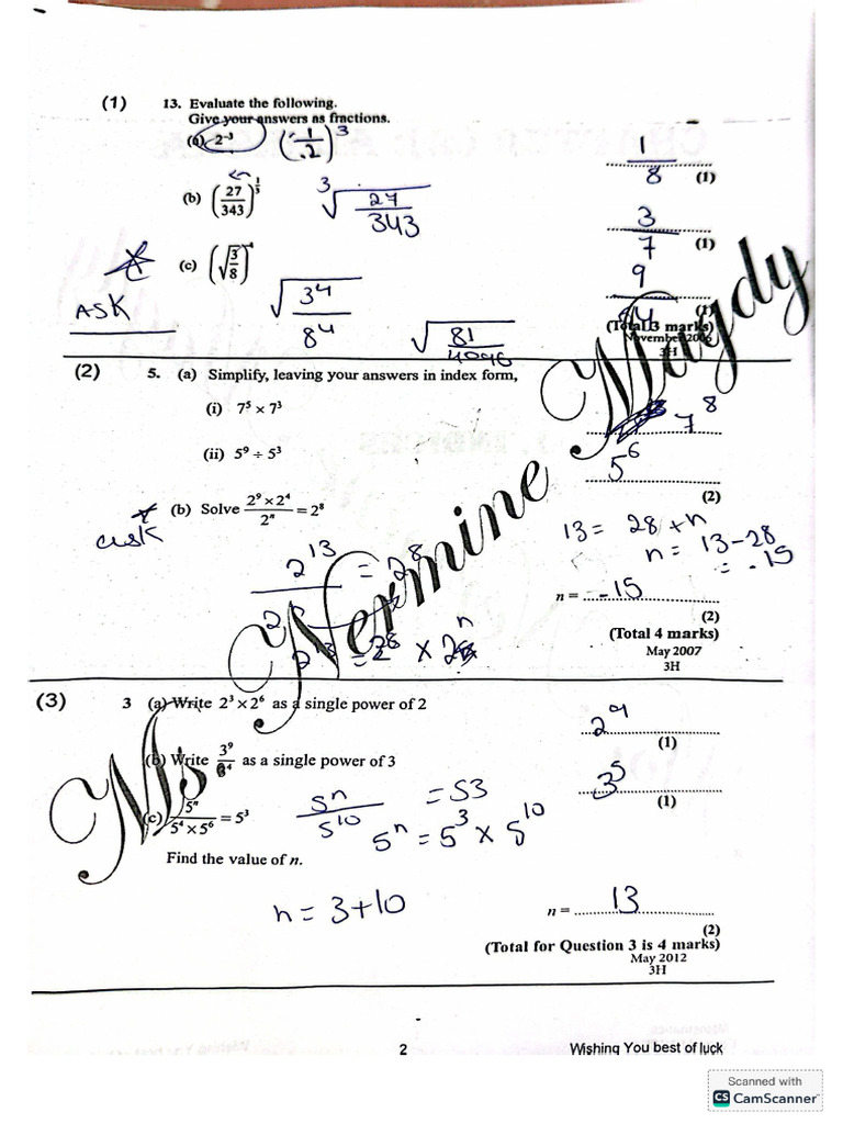 Mrs Nermine HW Online Ch2 1 | PDF