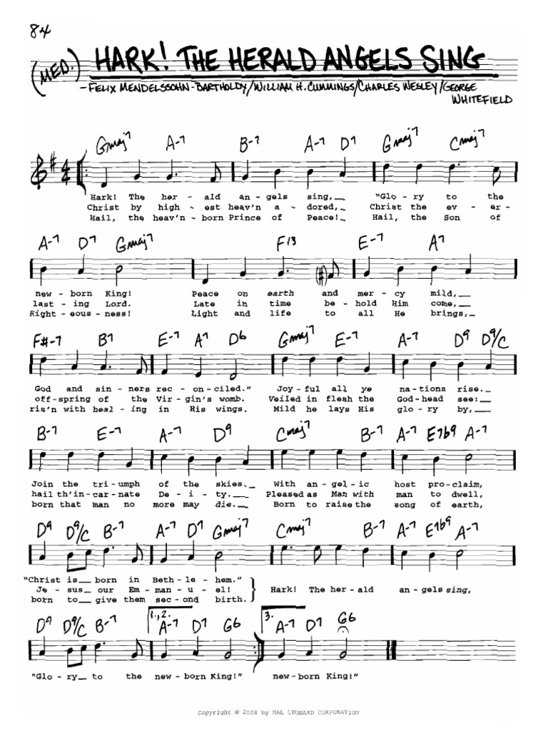 Hark The Herald Angels Sing | PDF