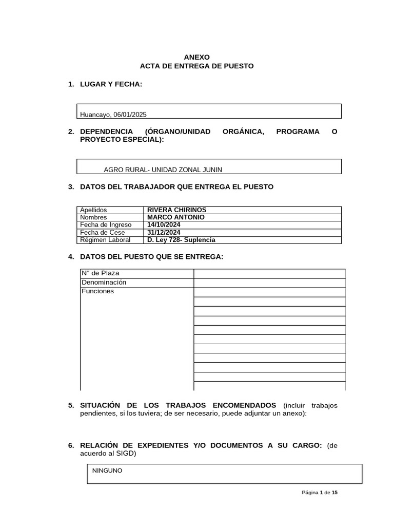 Formato de Anexos | PDF