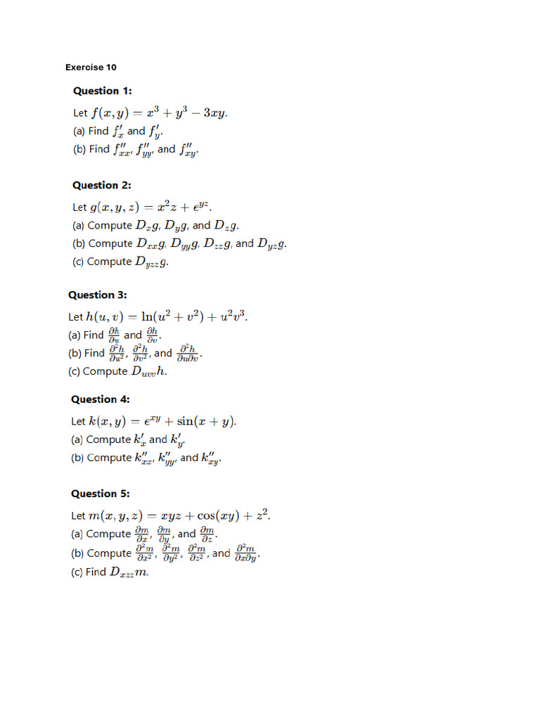 Exercise 10 (1) | PDF Exercise 10 (1) | PDF