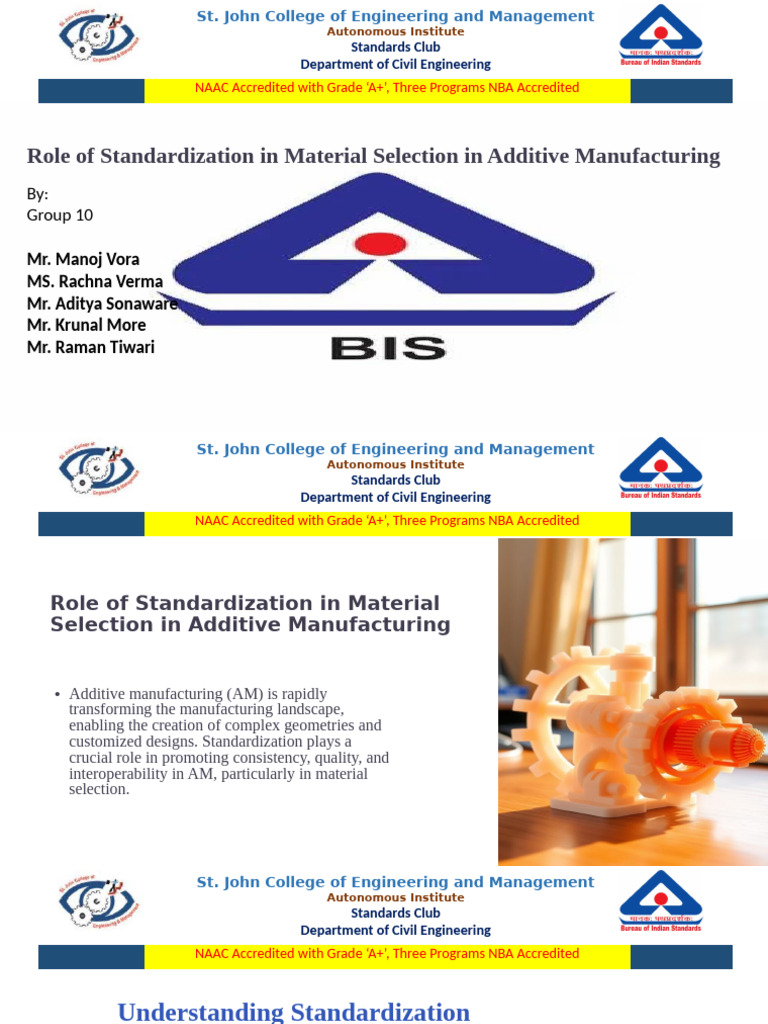 BIS Presentation | PDF | Internet Of Things | Standardization