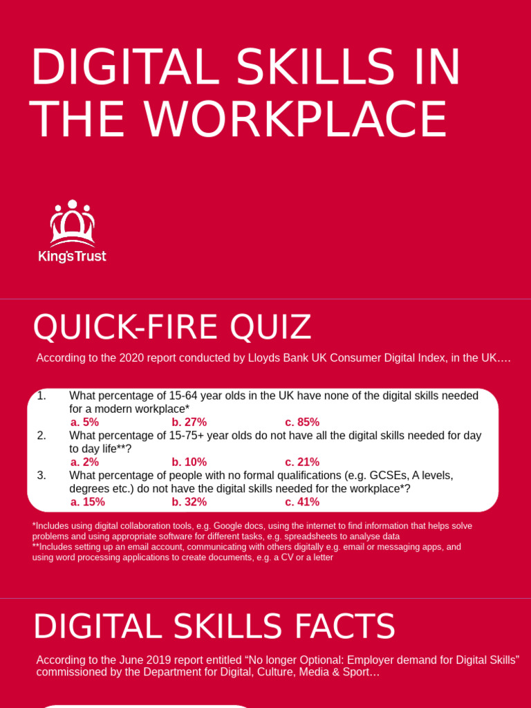 Digital Skills for Workplace Success | PDF | Educational Technology ...