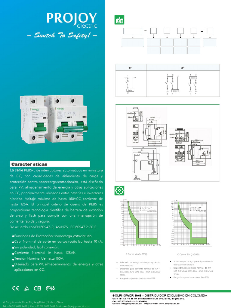 Pebs-L - DC MCB | PDF | Corriente continua | Electricidad