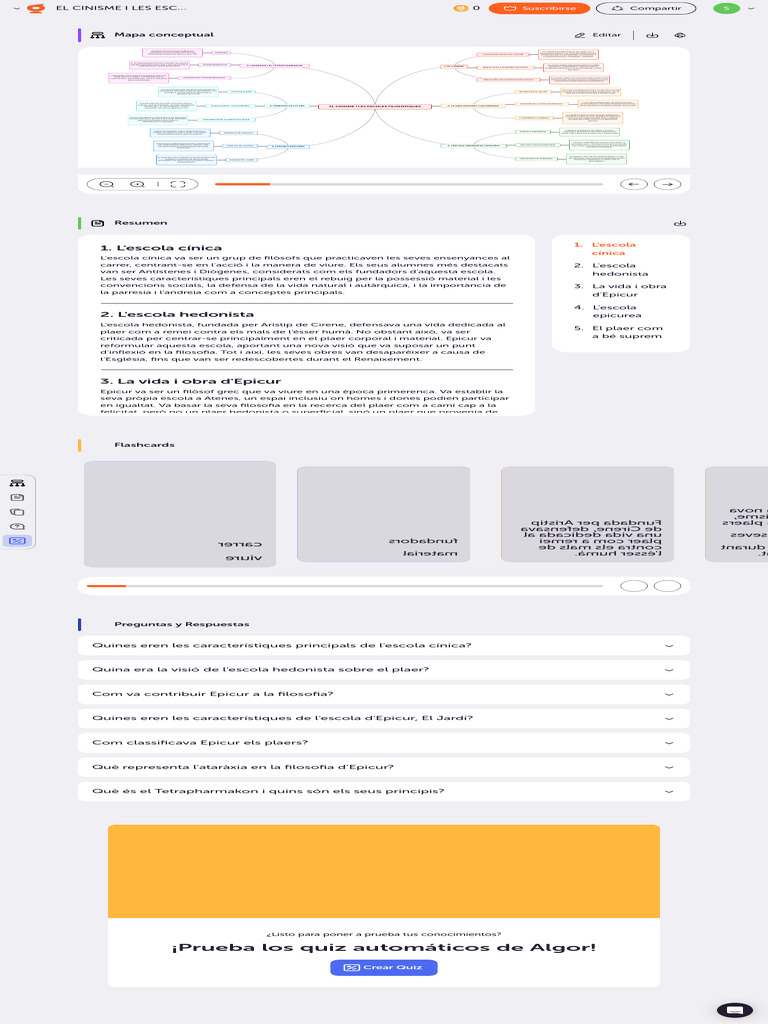 El Cinisme I Les Escoles Filosòfiques | PDF