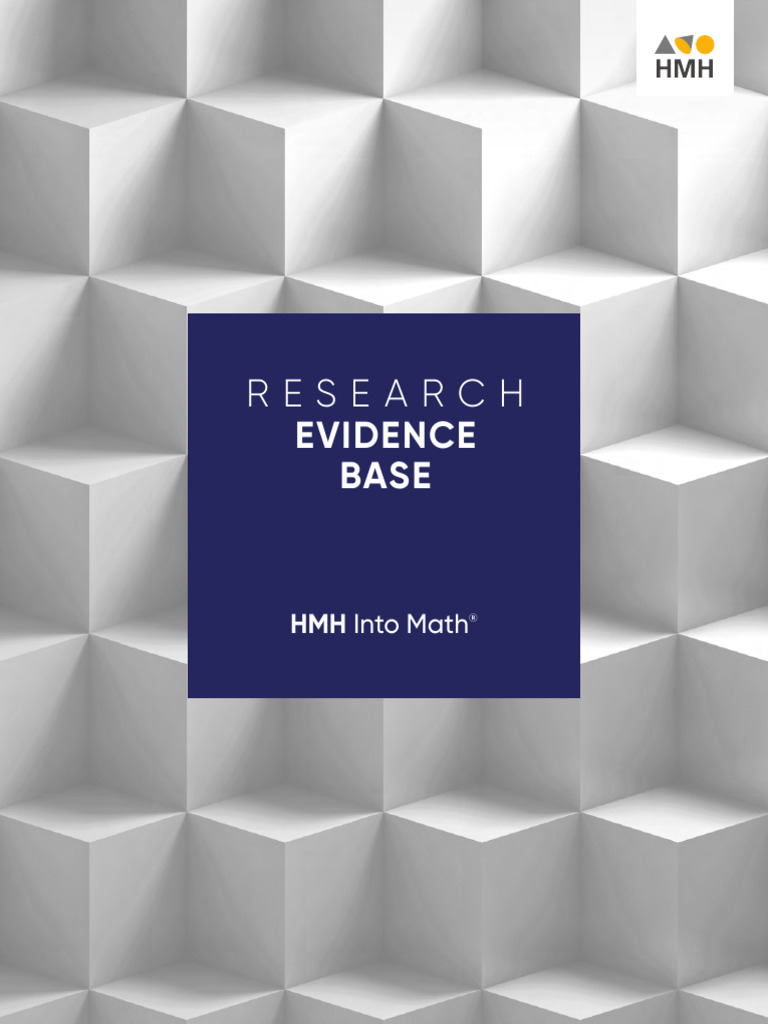 HMH Into Math Evidence Base Update | PDF | National Council Of Teachers ...