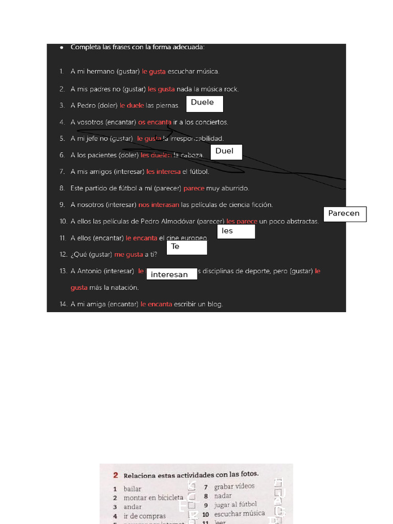 Zadanie Hiszpanski | PDF