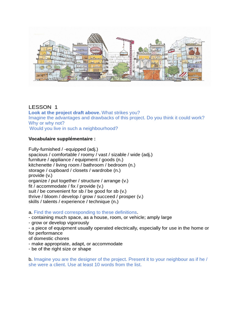 Lesson 1 Project Draft Get Ready | PDF