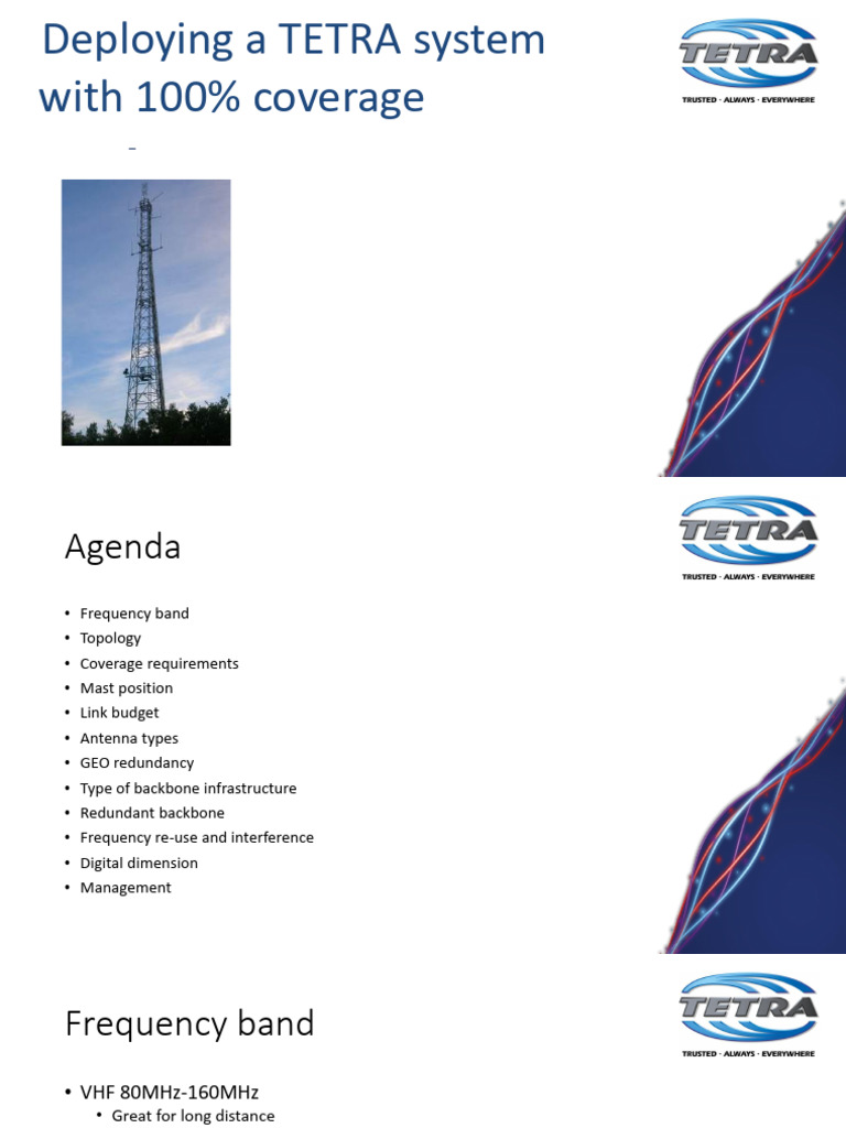 Deploying-a-TETRA-system-with-100-coverage_V4 | PDF | Antenna (Radio ...