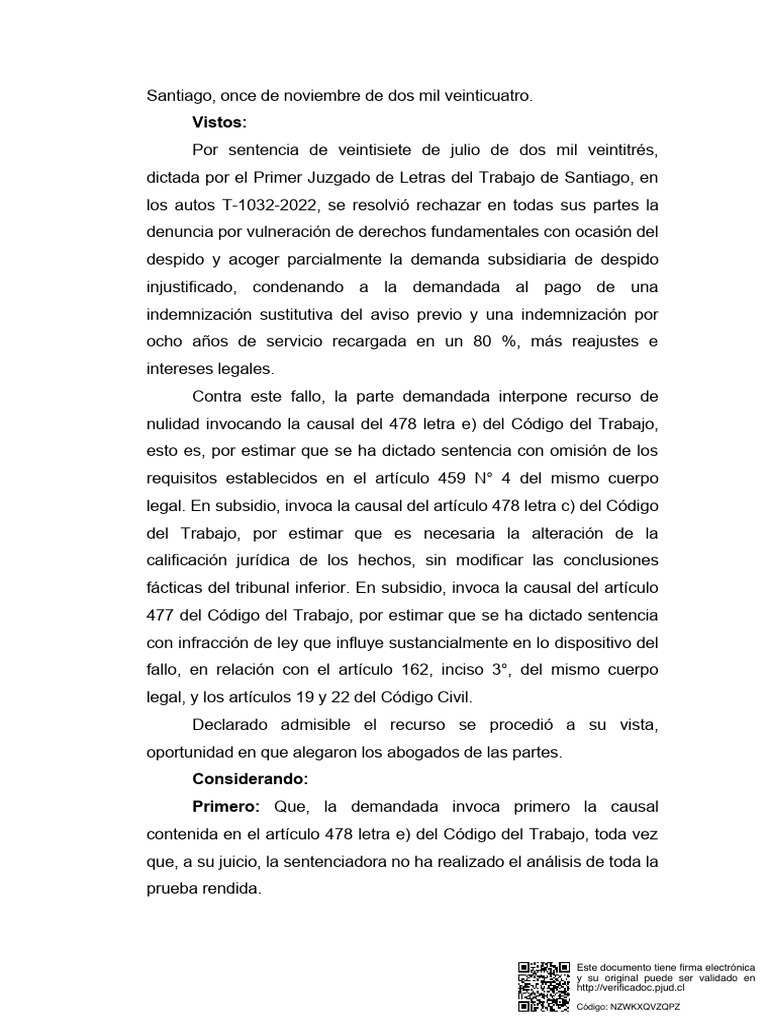 Vistos:: Este Documento Tiene Firma Electrónica y Su Original Puede Ser Validado en | PDF ...