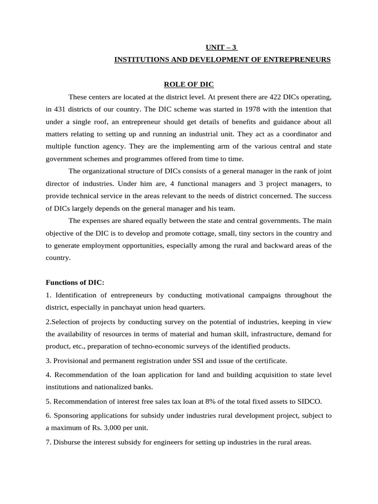 ED UNIT 3 | PDF | Financial Services | Private Sector