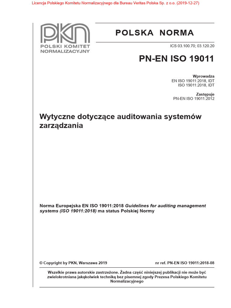 PN en Iso 19011 - 2018 08P | PDF