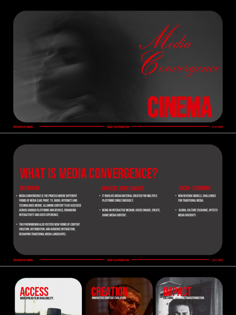 Media Convergence | PDF | Technological Convergence | Video On Demand