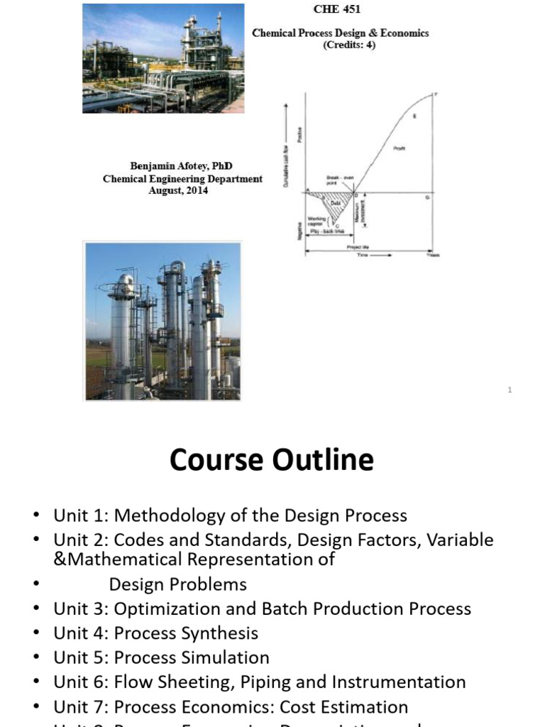 Chemical Process Design & Economics Course Material | PDF | Pump ...
