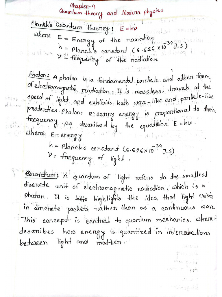 Physics Chapter 4 Note | PDF