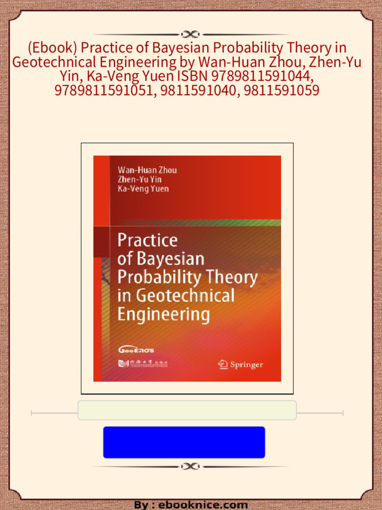 Instant Download (Ebook) Practice of Bayesian Probability Theory in ... Instant Download (Ebook) Practice of Bayesian Probability Theory in ...