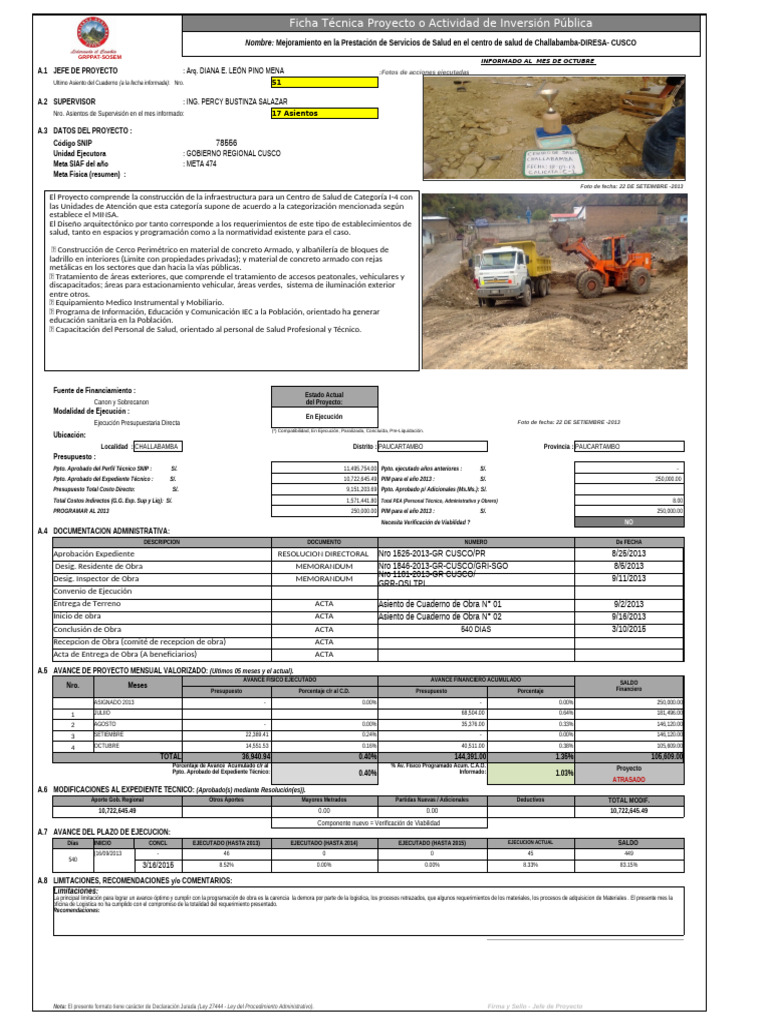 Informe Octubre Atm 2 Mesada | PDF | Presupuesto