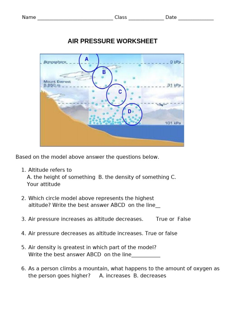 Air Pressure WS | PDF