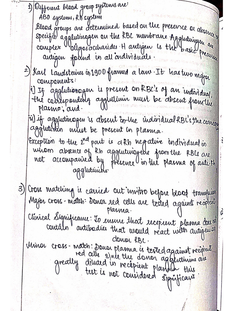 Physio - Blood Group | PDF