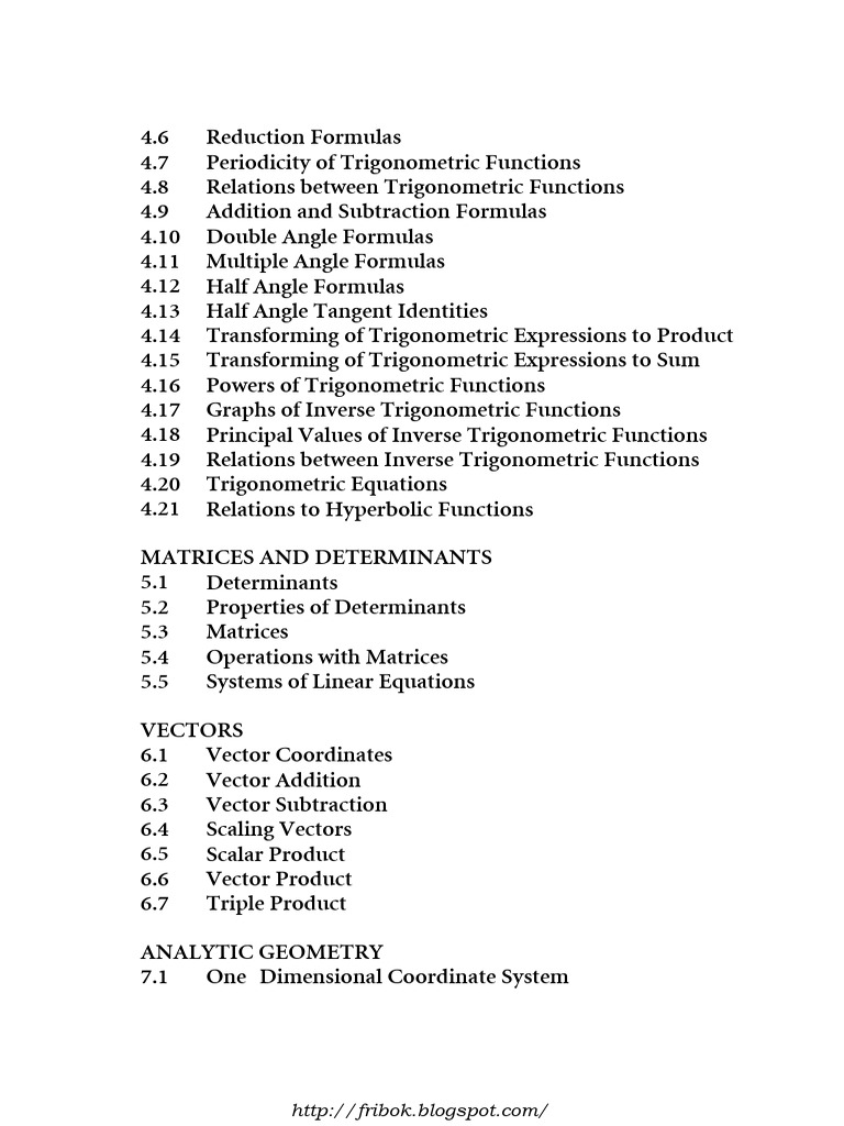 1300 Math Formulas by Golden Art-6-8 | PDF
