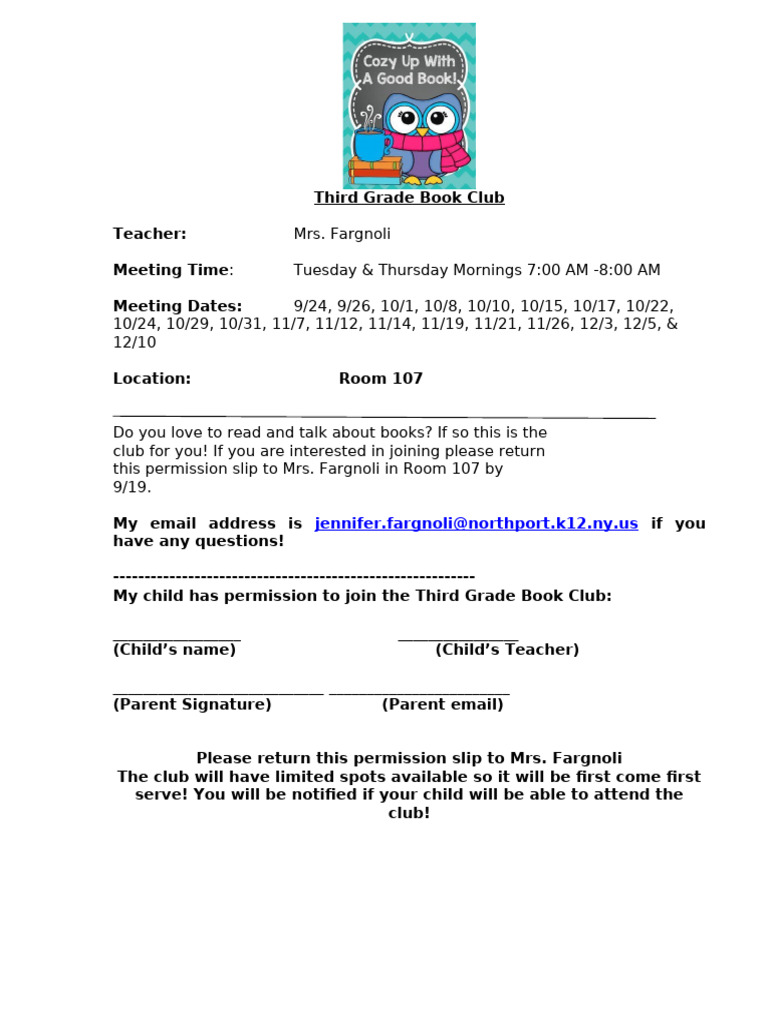 0V653JPRhW9mv5Cm3mJA - Third Grade Book Club | PDF