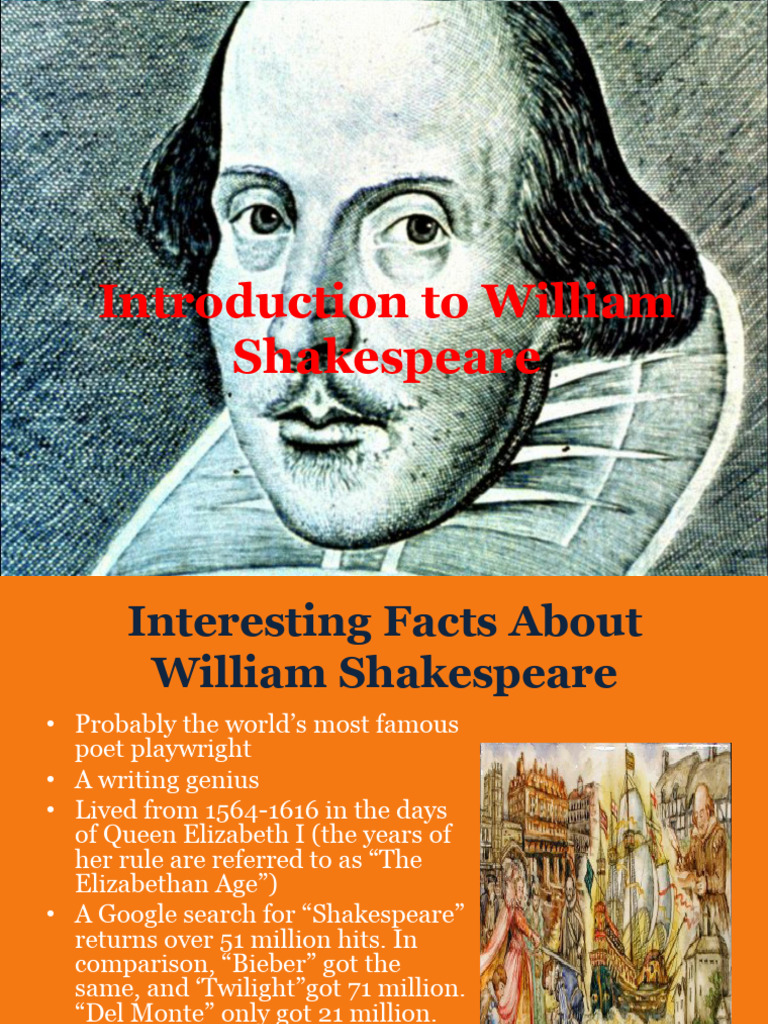 Introduction to William Shakespeare | PDF | William Shakespeare