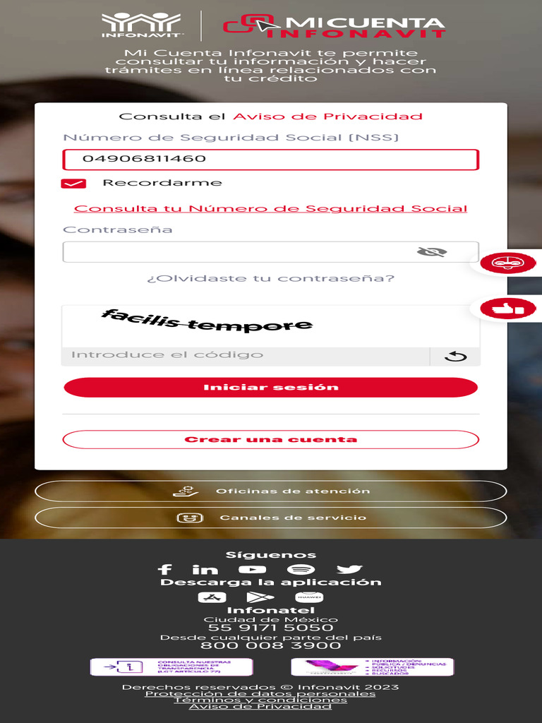 Mi Cuenta Infonavit | PDF