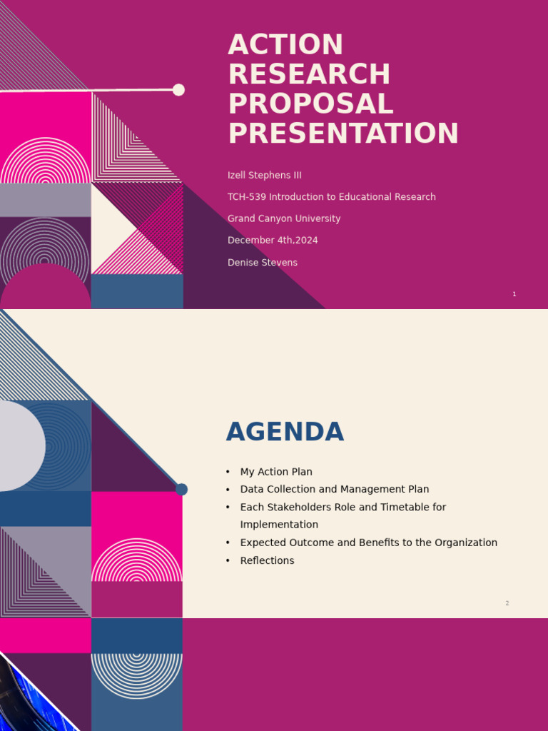 Action Research Proposal Presentation | PDF | Physical Education | Learning