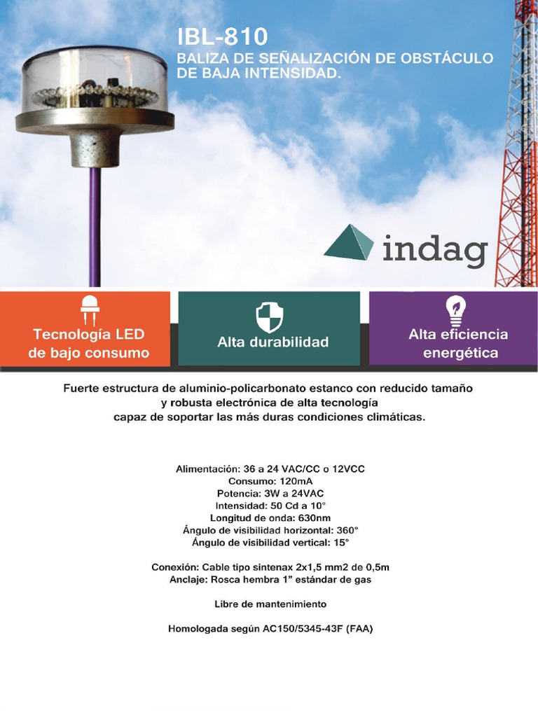 Baliza Ibl-810 Indag | PDF