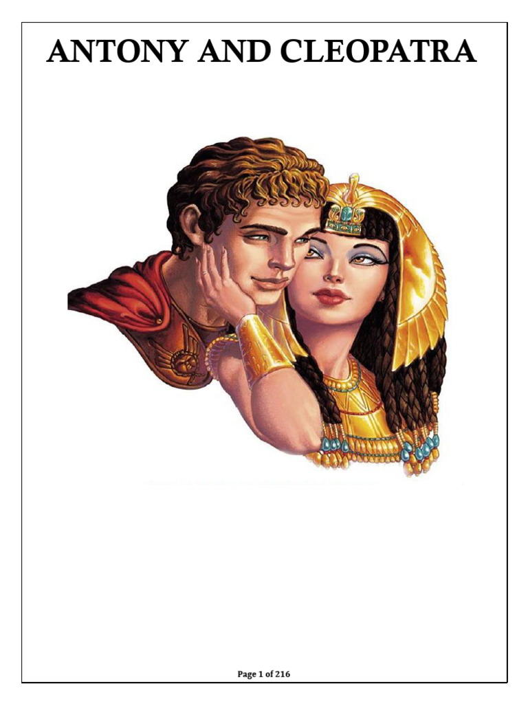 "Antony and Cleopatra: Act 1 Scene 1 Summary" | PDF | Mark Antony ...