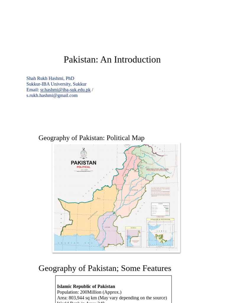 Overview of Pakistan's Geography and Issues | PDF | Pakistan