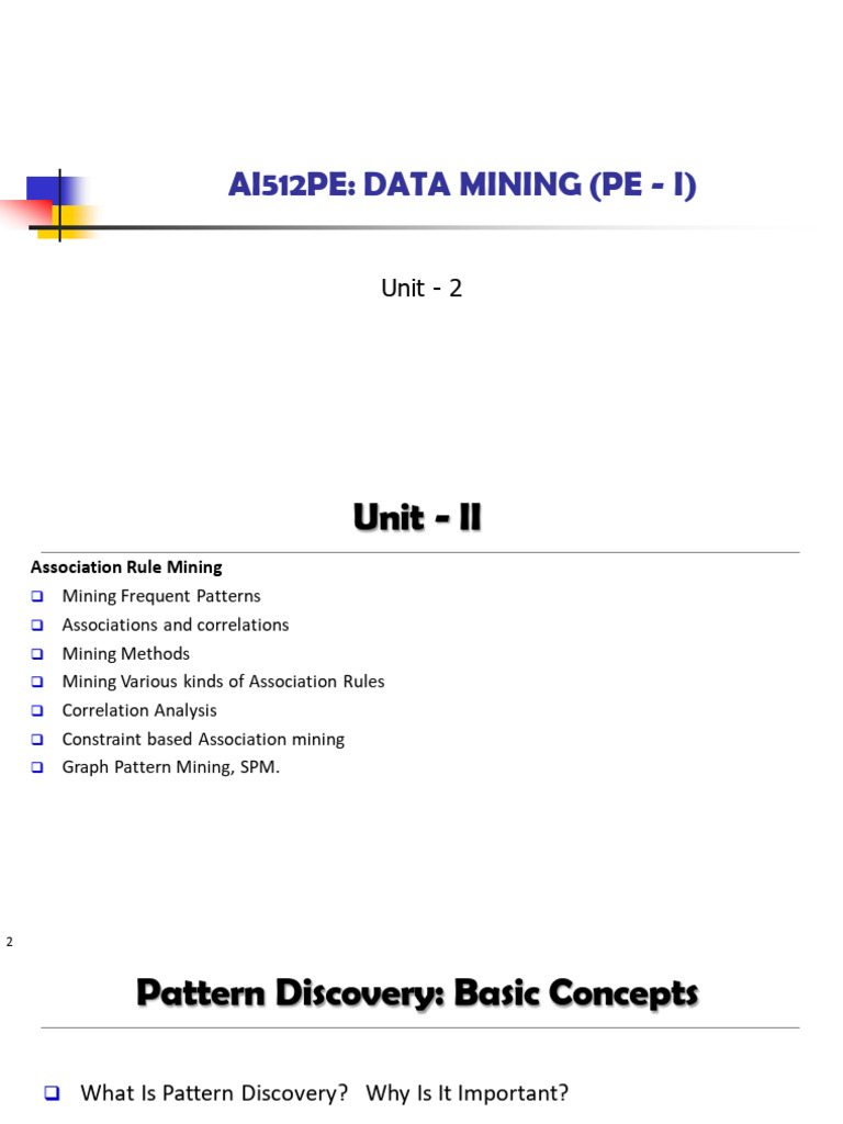 dm 2 | PDF | Data Management | Algorithms