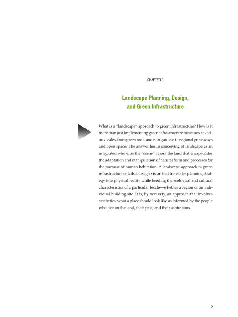 1C- Chapter 2- Rouse-Green Infrastructure a Landscape Approach | PDF | Green Infrastructure ...