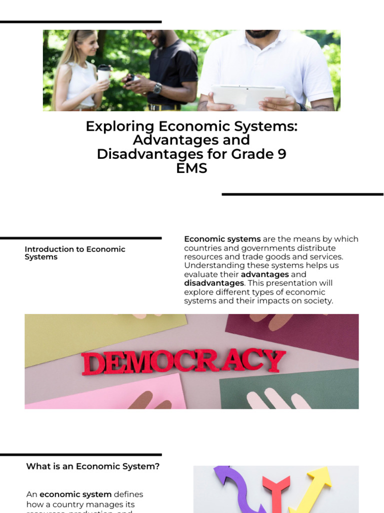 Economic Systems for Grade 9 EMS | PDF | Capitalism | Economic System