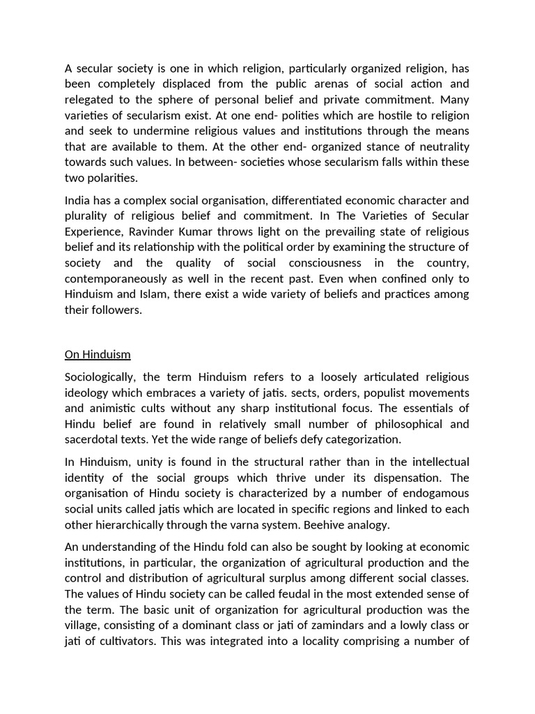 secularism | PDF | Secularism | Nationalism secularism | PDF | Secularism | Nationalism