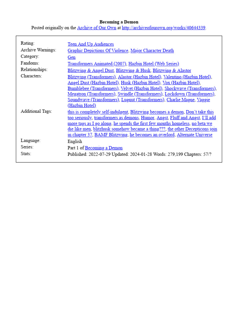 Becoming A Demon | PDF