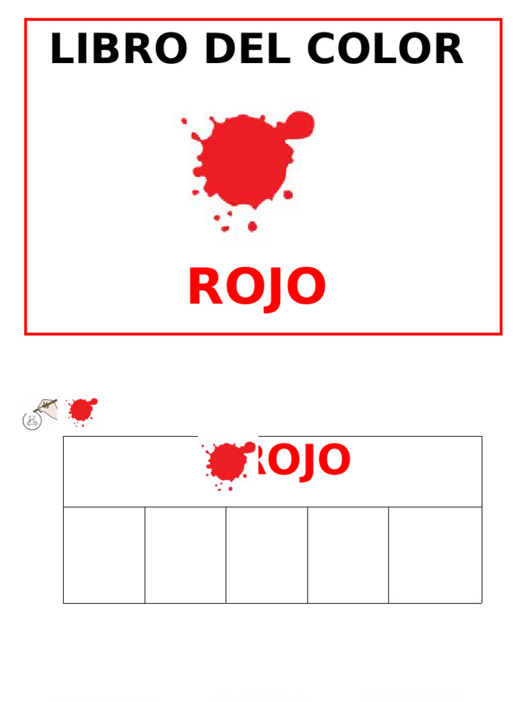 Libro Del Color Rojo | PDF