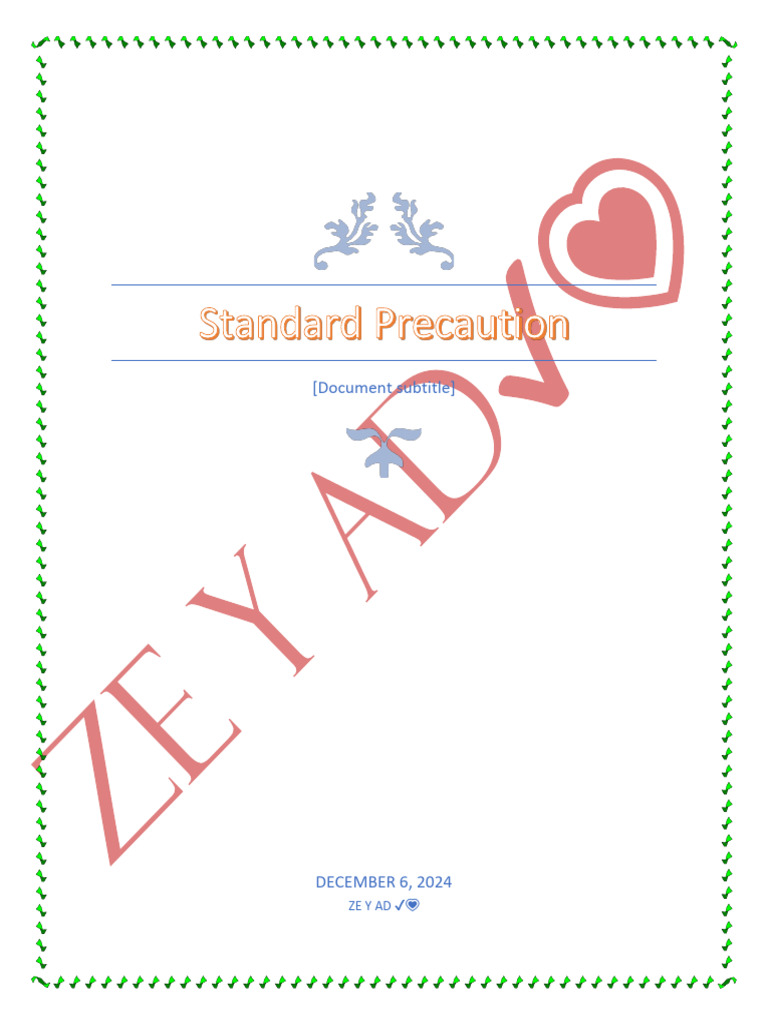 Standard Precaution | PDF